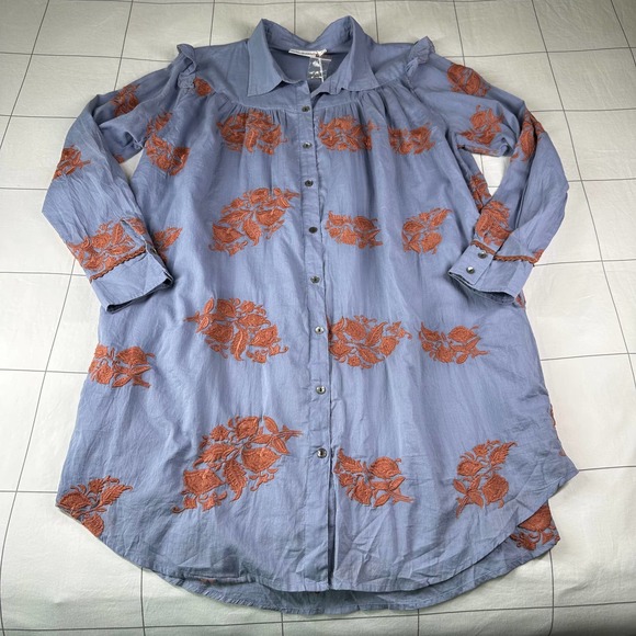 Roller Rabbit | Dresses | Roller Rabbit Dress Womens Xl Blue Orange ...